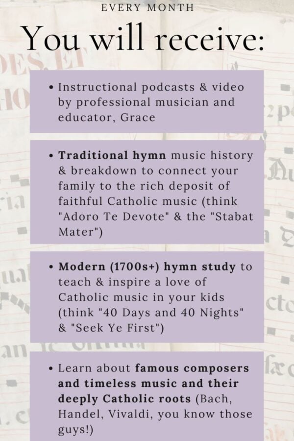 Sing With Grace = Music Education + Catholic Theology : Sing With Grace